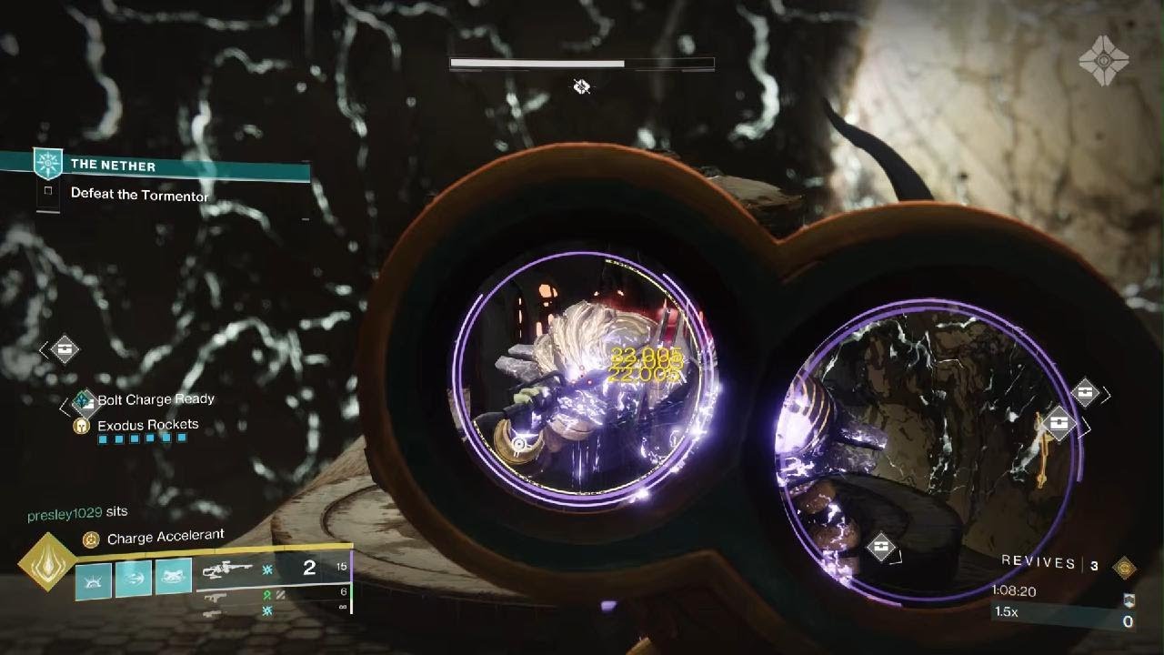 Destiny 2 Easy Cheesey Expert Nether 3rd boss tormentor - YouTube