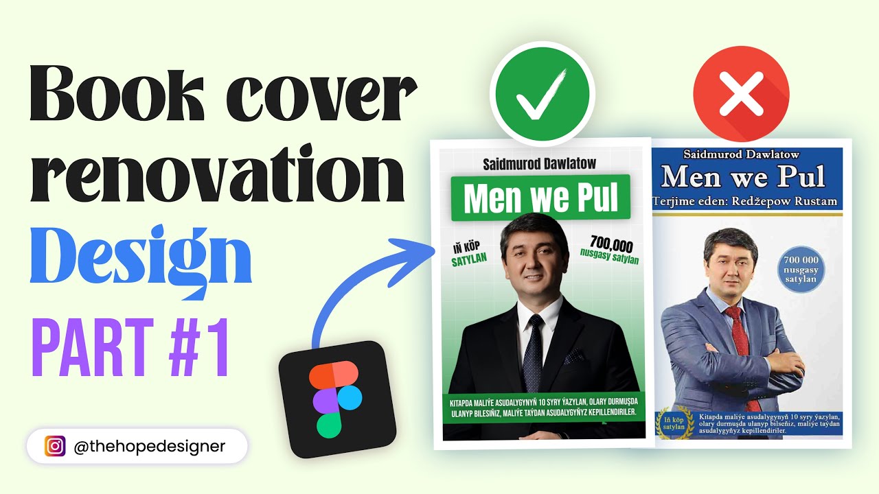 Redesigning a Best-Selling Book Cover in Figma! 📚🔥 (Before & After ...