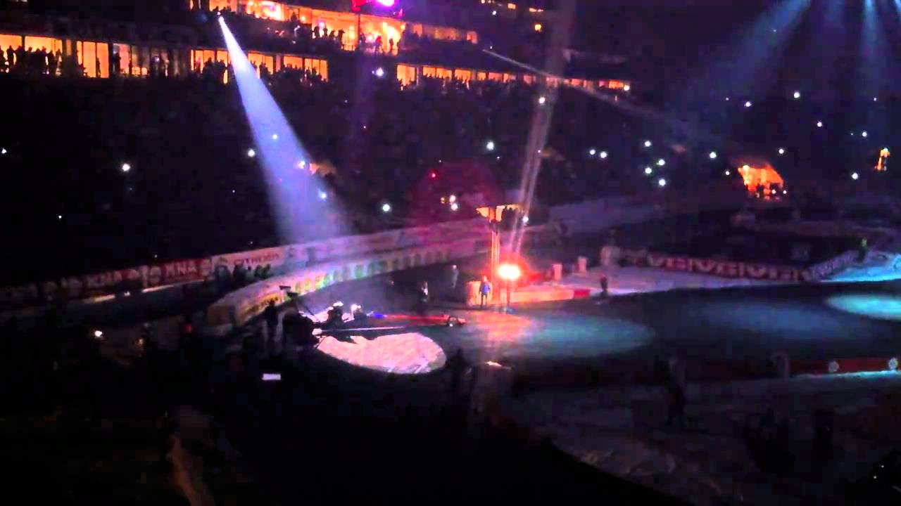 Islanders Drag Racing Team doing an indoor burnout at Telenor Arena ...