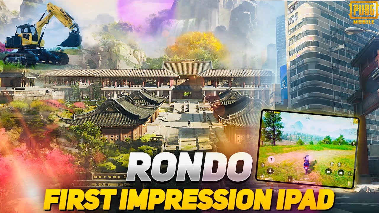 PUBGM/BGMI RONDO MAP FIRST IMPRESSION GAMEPLAY iPAD | PUBG MOBILE - YouTube
