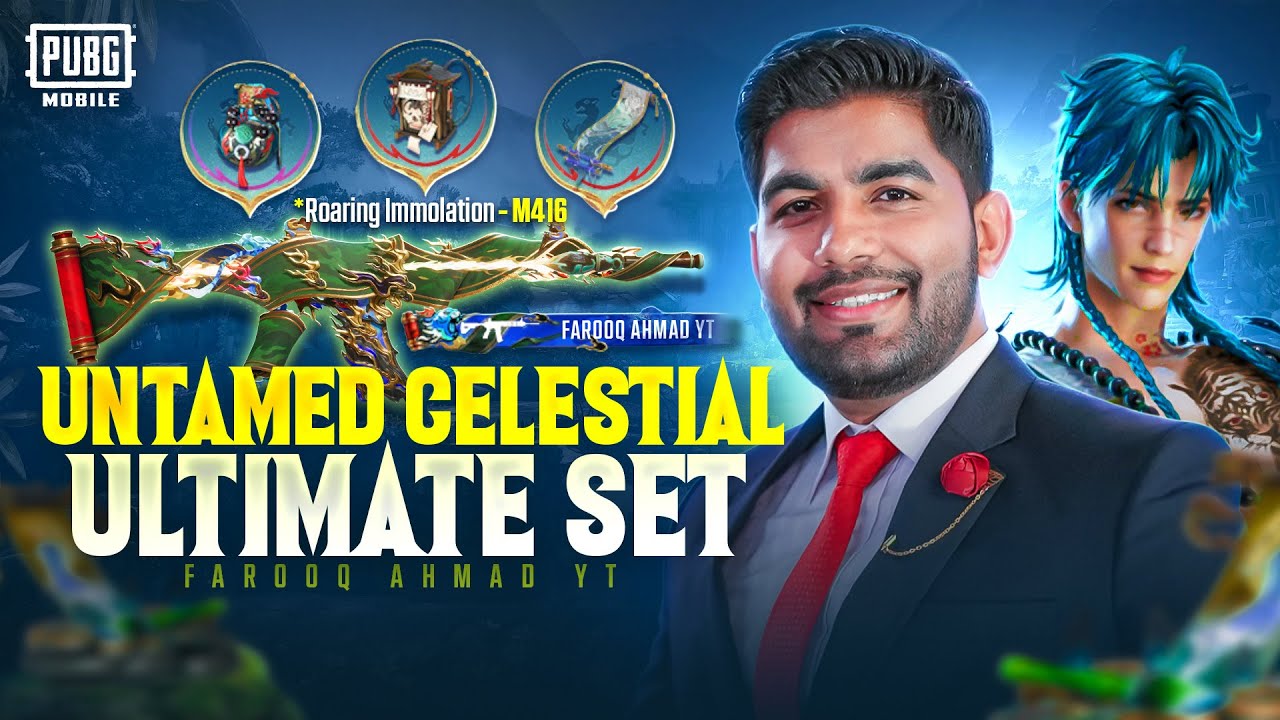 Untamed Celestial Ultimate set | Maxing M416 | 🔥 PUBG MOBILE 🔥 - YouTube