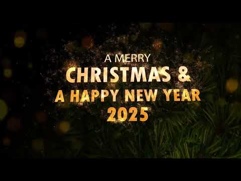 Merry Christmas and Happy New Year 2025! 🎄✨  Best Wishes and Greetings Video