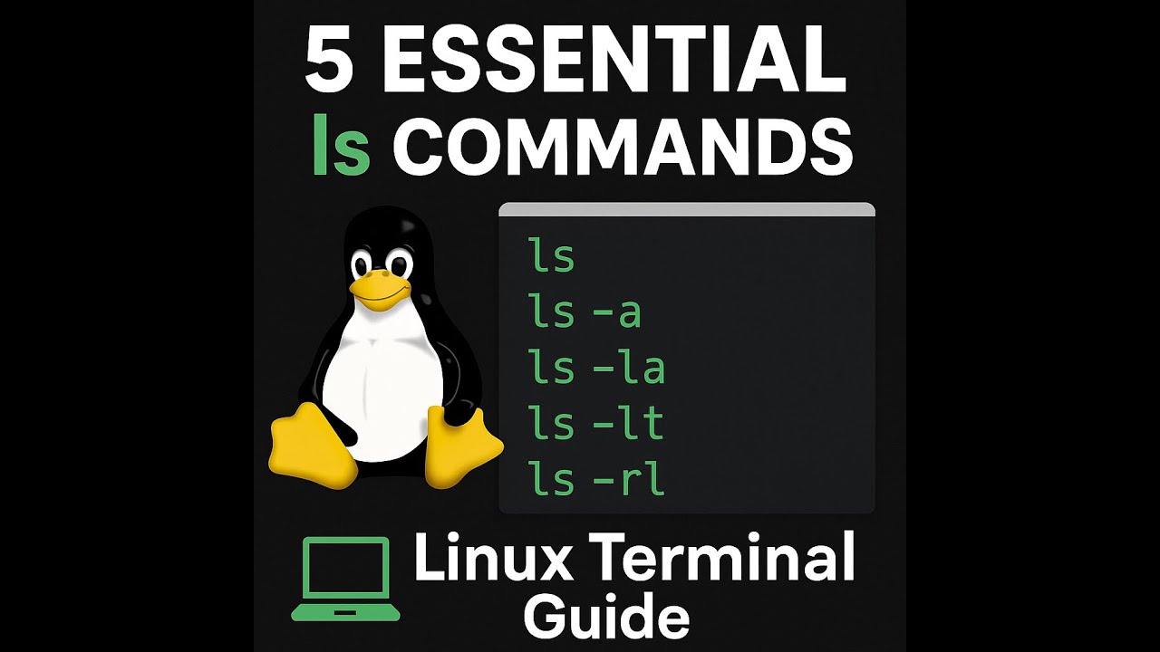 Mastering Linux ls Command ls la, ls a, ls lt, ls rl Explained with Examples - YouTube