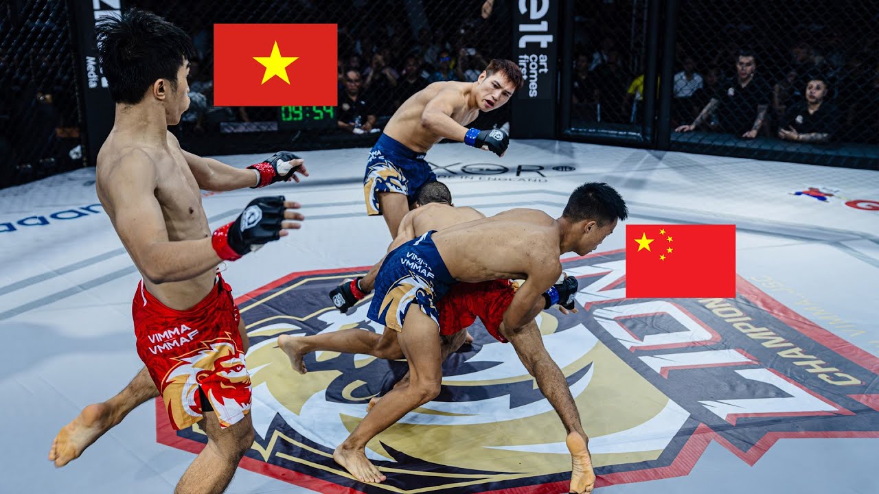 BÀNG HOÀNG với màn đại chiến 2vs2 - 3vs3 rung chuyển sàn đài MMA LION ...