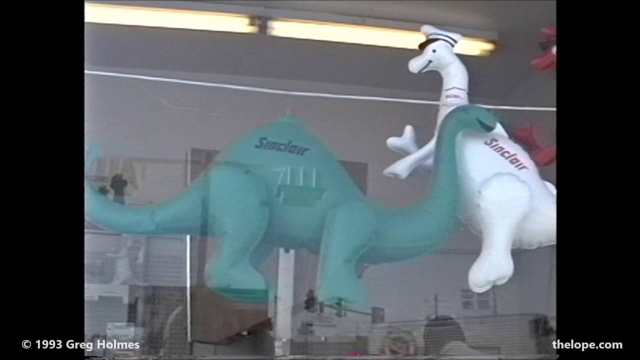 Sinclair Dinosaur Merchandise, 1993 - YouTube