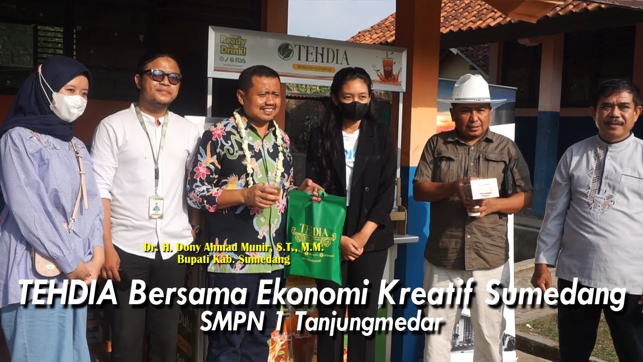 TEHDIA Bersama Ekonomi Kreatif Sumedang | SMPN 1 Tanjungmedar - YouTube
