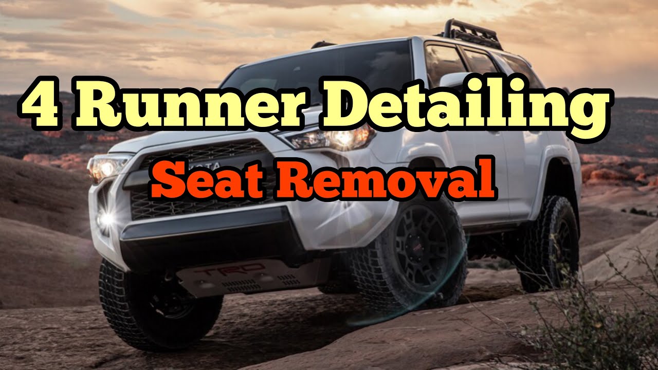 4 Runner Detailing | Carpet & Headliner | seats had to be Removed - YouTube