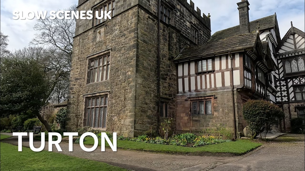 Turton Tower & Gardens - 4K walk - Slow Scenes UK - YouTube