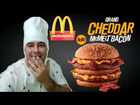 Como Fazer - Grand Cheddar McMelt Bacon do McDonald's - YouTube