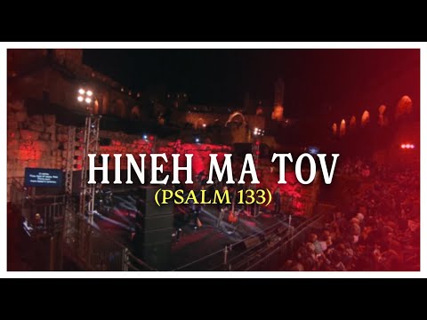 Psalm 133 🎶 HINEH MA TOV 🔴 LIVE at the TOWER of DAVID, Jerusalem - Joshua Aaron | Messianic Worship