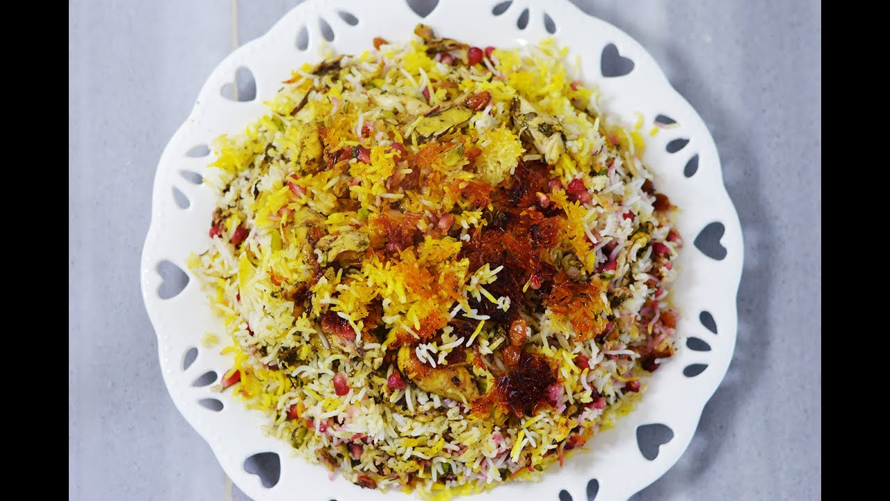 طرز تهیه انار پلو فوق العاده برای یلدا و شبهای زمستان | Anar Polo ...