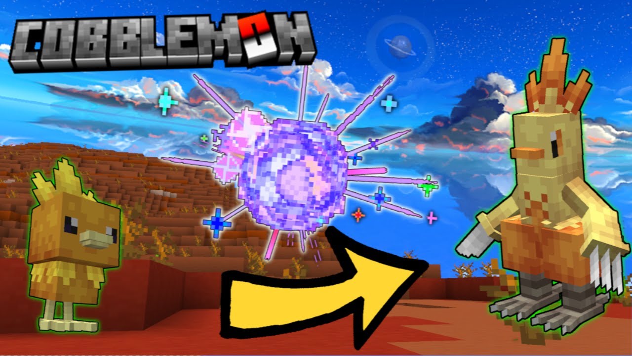 Evolving TORCHIC! Cobblemon Minecraft Pixelmon - YouTube