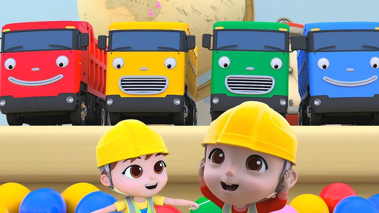 Learn Colors with Tayo🌈 | Colorful Truck Song | Tayo Songs for Kids ...