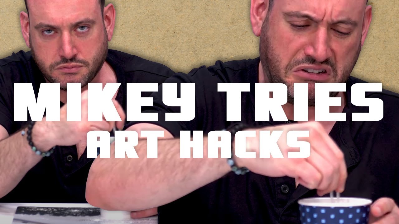 Mikey Tries - Art Hacks (*SPOILER ALERT* its bad) - YouTube