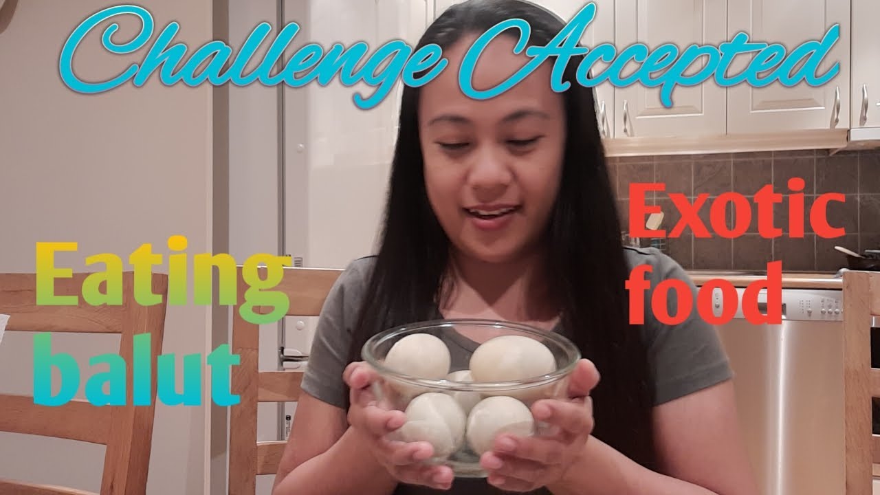 Challenge accepted | Eating balut | Philippines Exotic Foods - YouTube