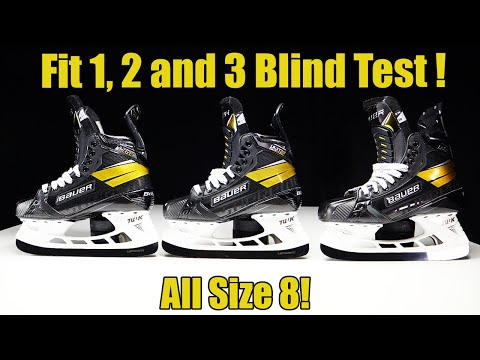 Bauer UltraSonic Fit 1, 2 & 3 Blind Test - Can you feel the difference ?