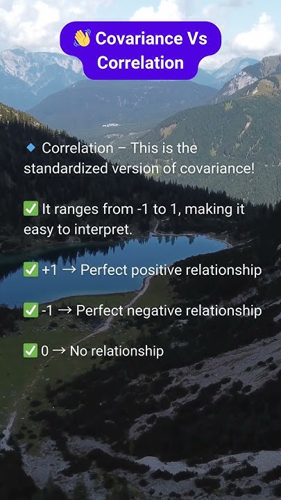📊 Covariance vs. Correlation – What's the Difference? 🤔 - YouTube