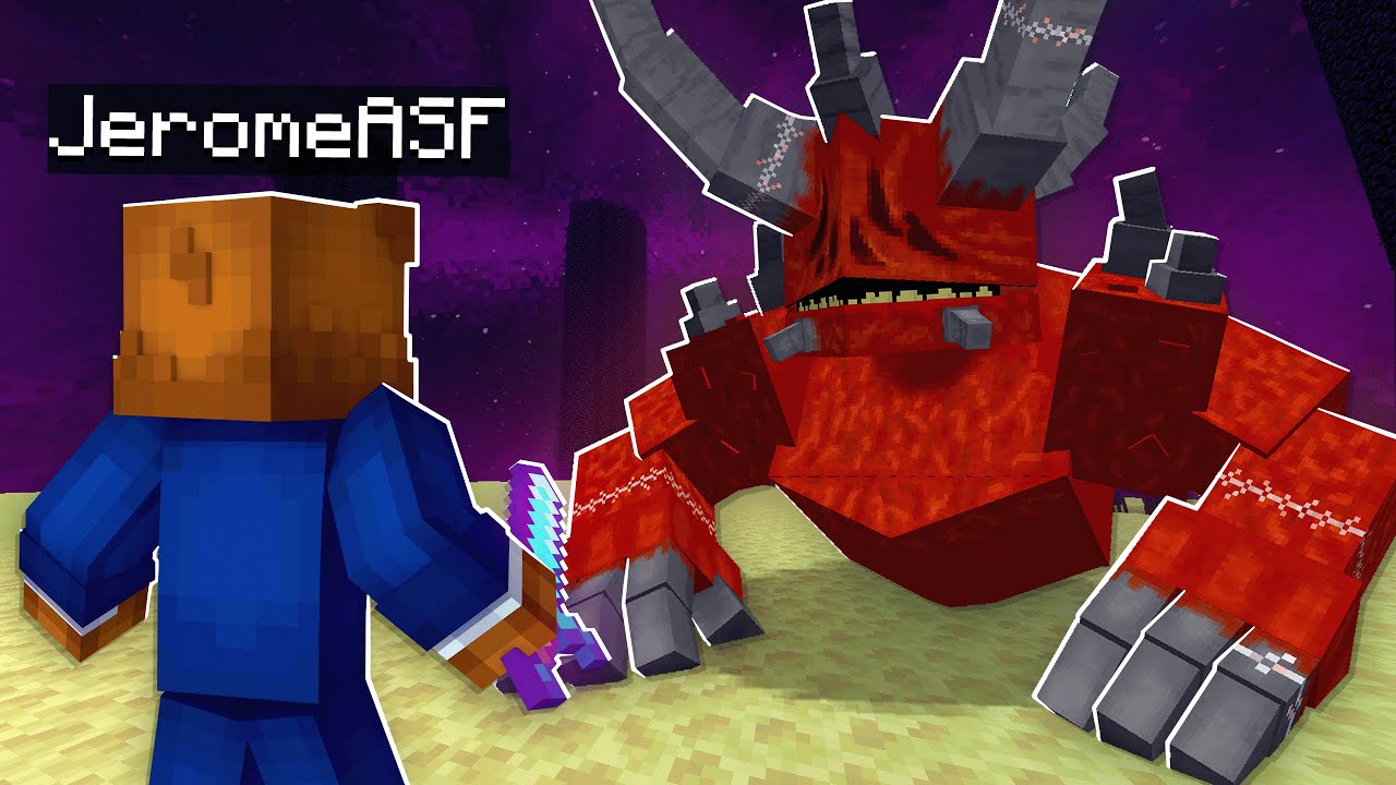 Beating The HARDEST BOSS In Minecraft On Streamer Mode - YouTube