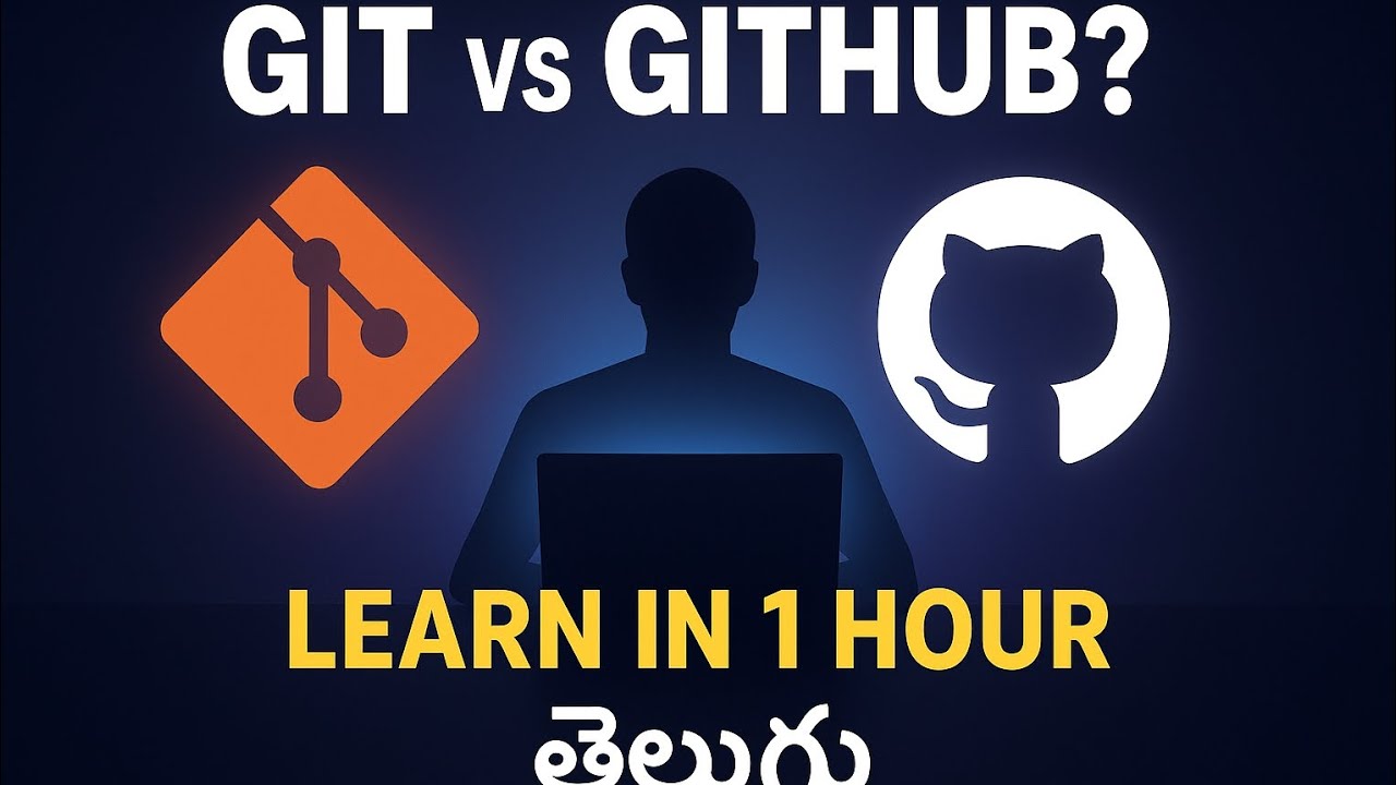 Complete Git and Git hub tutorial for beginners in telugu | | Git and Git hub in less than 1 ...