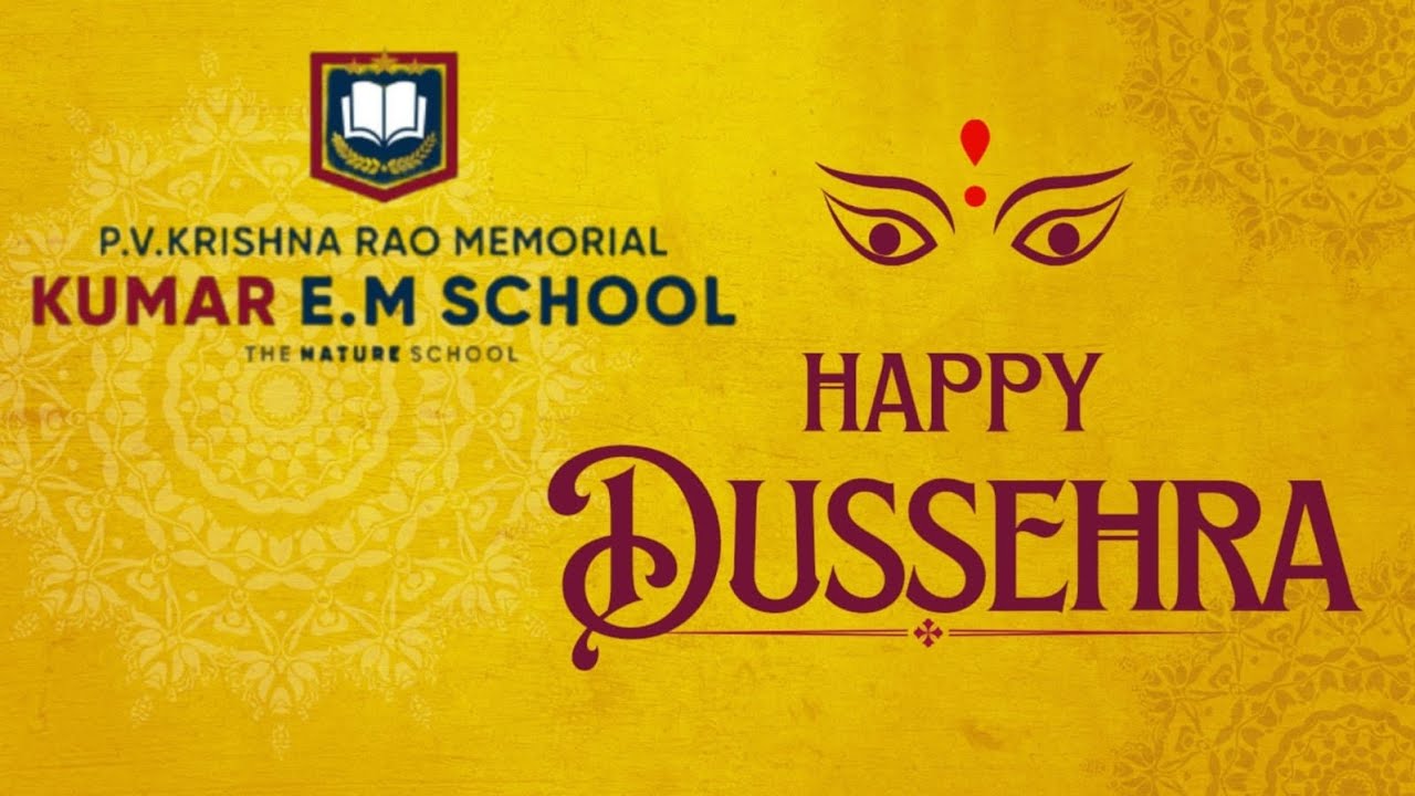KUMAR CBSE SCHOOL NUZVID, DUSSEHRA CELEBRATIONS 2023-24 - YouTube