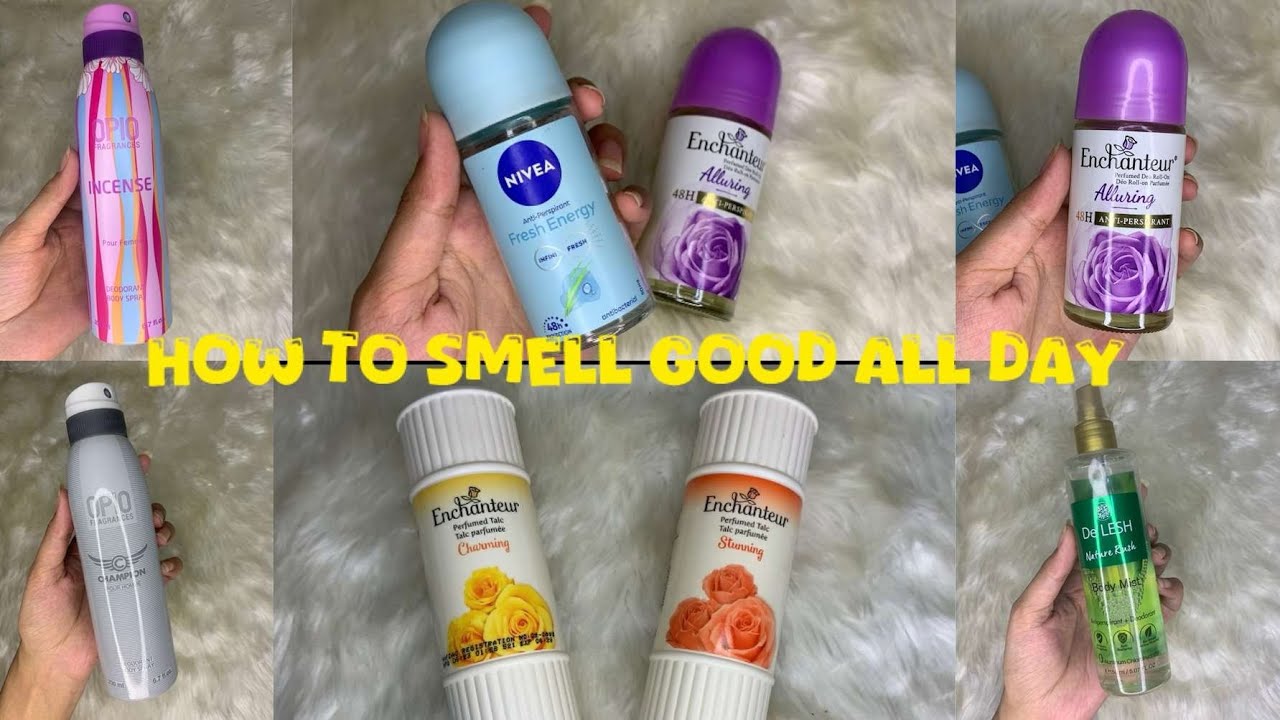 How To Smell Good All Day Hygiene Tips🌷| How to Smell Fresh & Clean in ...
