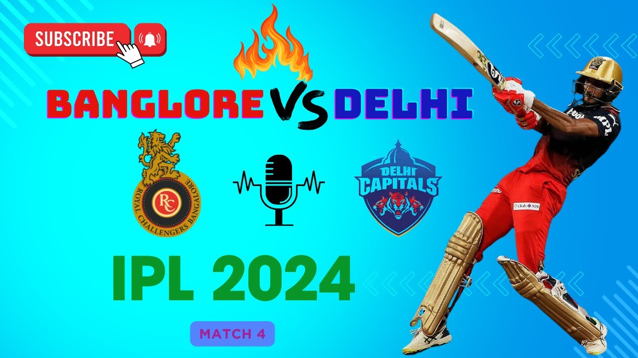 Fighting and Thrilling IPL 2024 MATCH 4 . DC Vs RCB 🤔🤔😱😱 #gaming - YouTube