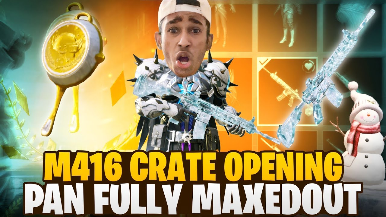 M416 Crate Opening + Pan Fully Maxed Out - YouTube
