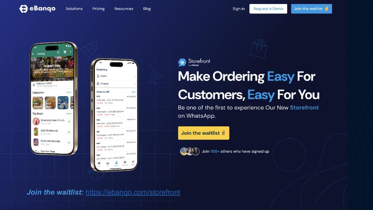 eBanqo Storefront - Join our waitlist - YouTube