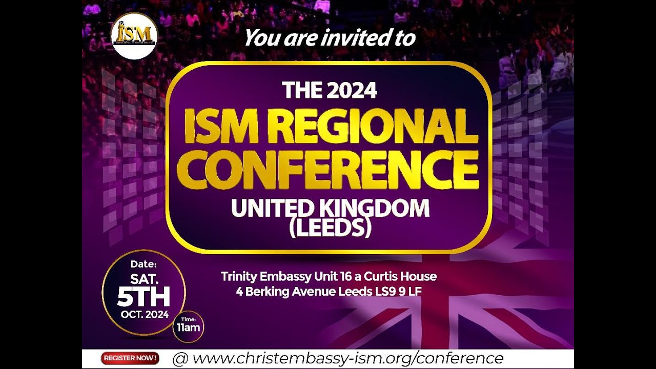 ISM Regional Conference -Saturday 5 October 2024 - YouTube