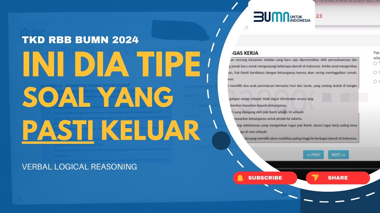 BOCORAN TIPE SOAL TKD VERBAL LOGICAL REASONING DARI PARA PESERTA YANG ...