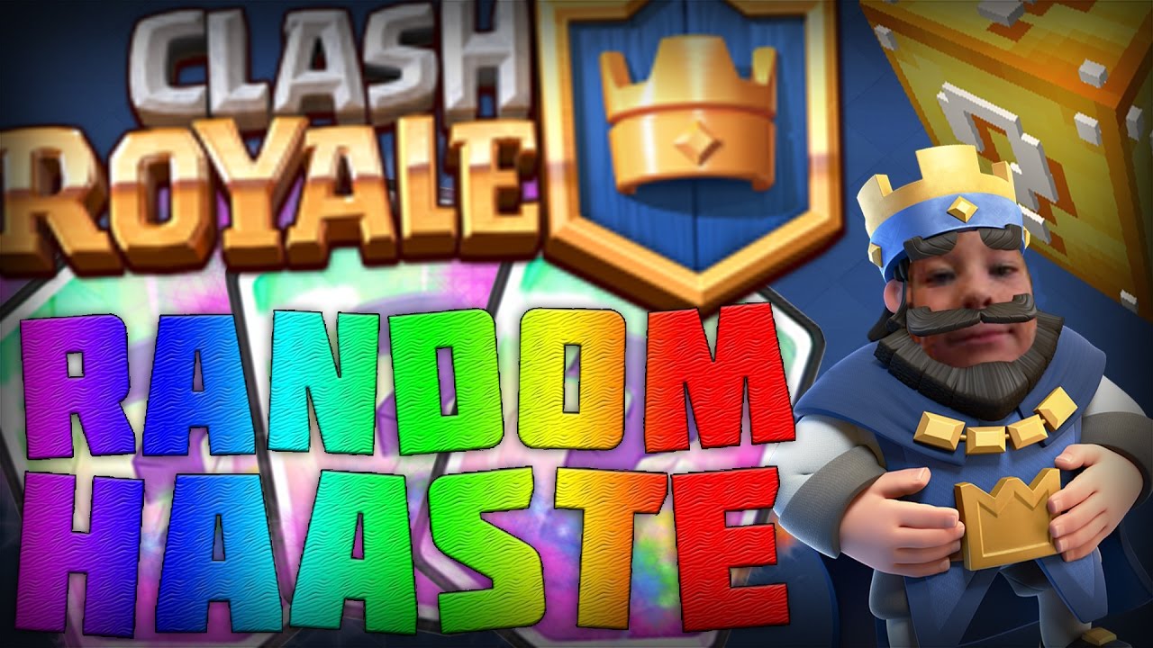 RANDOM DECK HAASTE - Clash Royale - YouTube