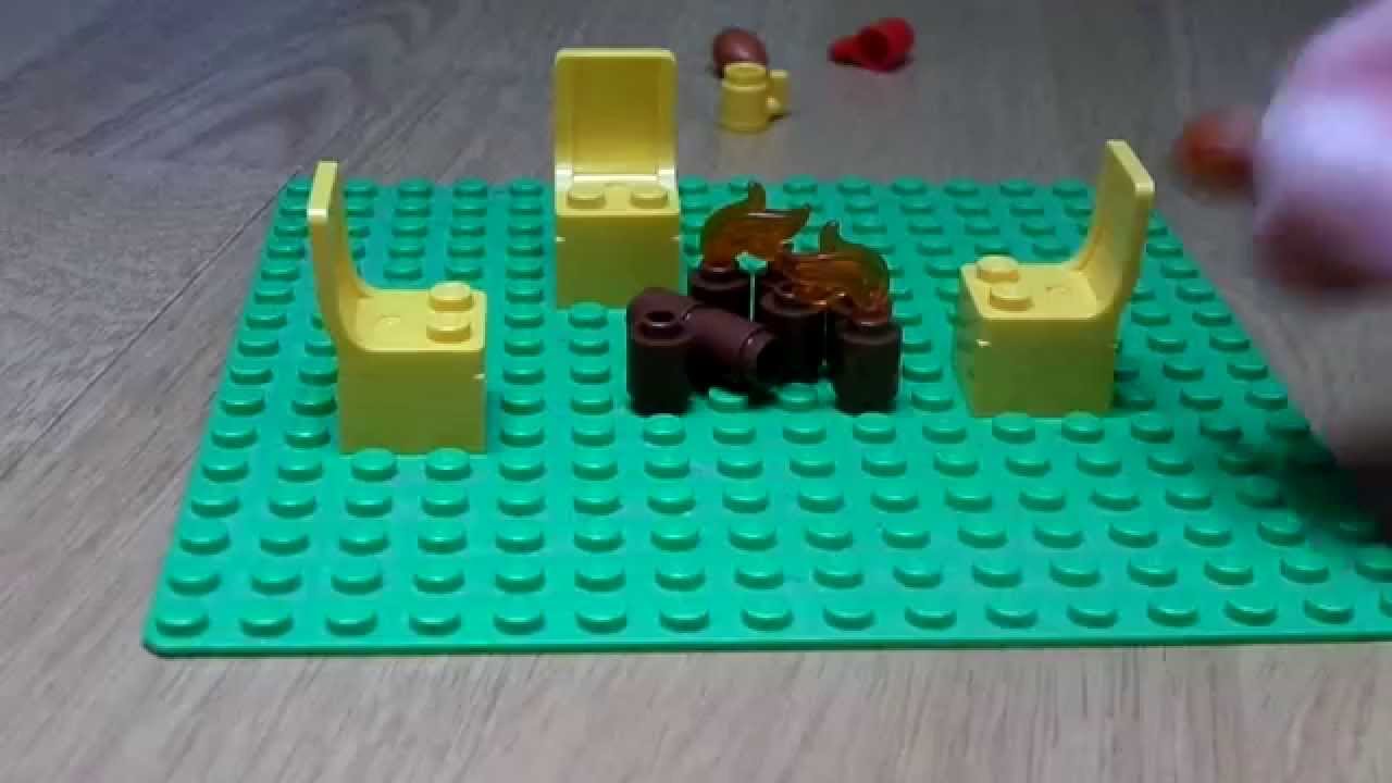 Tutorial - How to make a Lego little camping site - YouTube