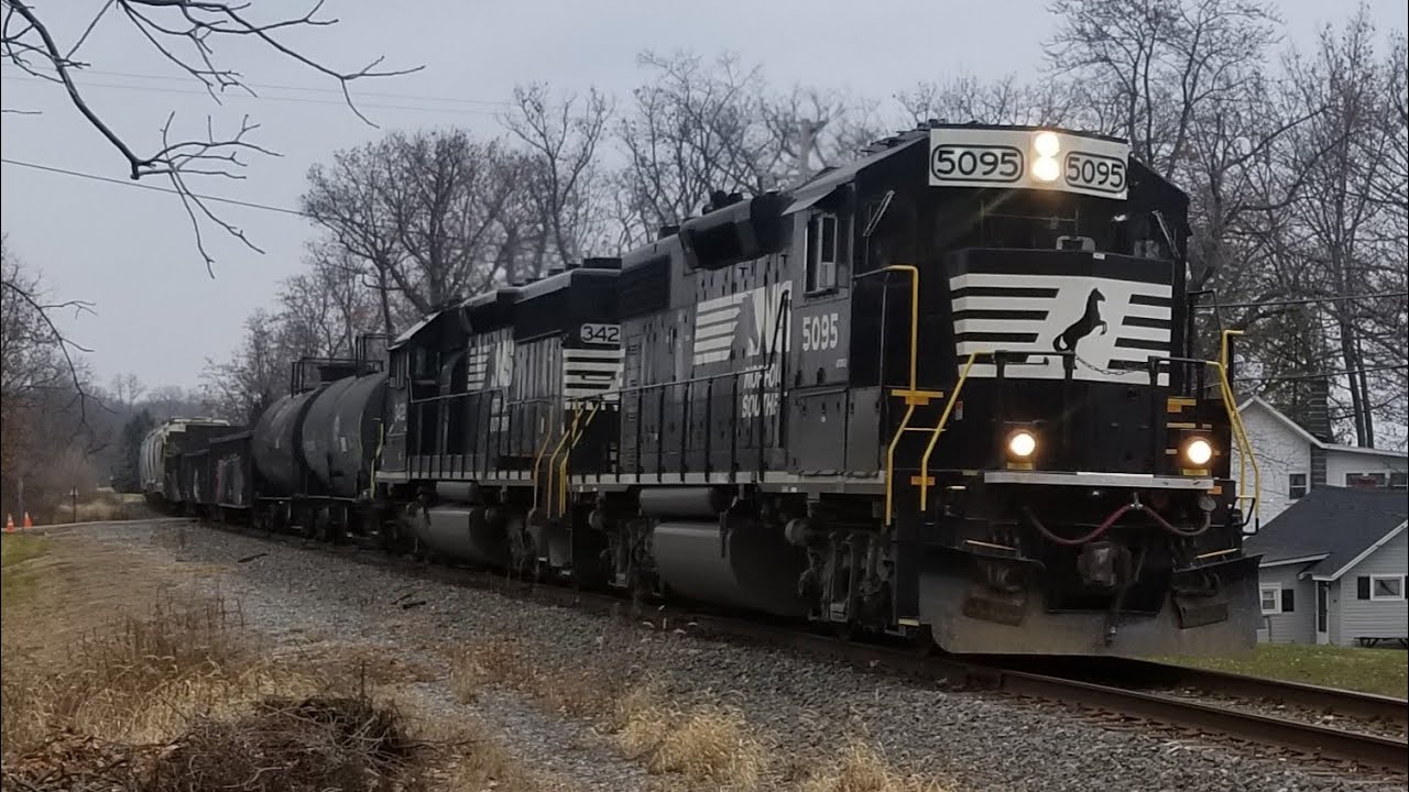 Chasing NS H06 Local Freight Train From Geneva, NY to Watkins Glen, NY ...