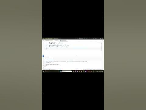 How can we declare a tuple with one element? #python #programming # ...