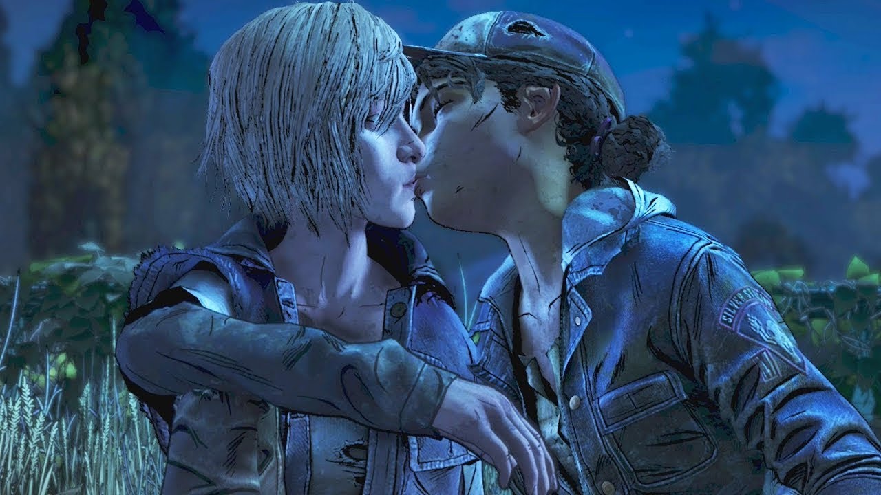 Walking Dead Final Season Clem Violet Romance Kiss Her Feeling For You Youtube