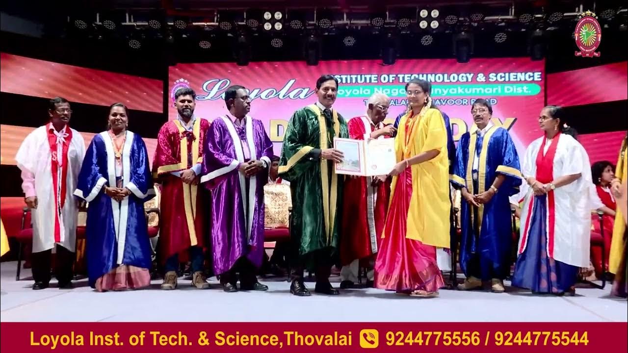 Dept. of CSE | Graduation Day 2024 | Loyola Institute of Tech & Science ...