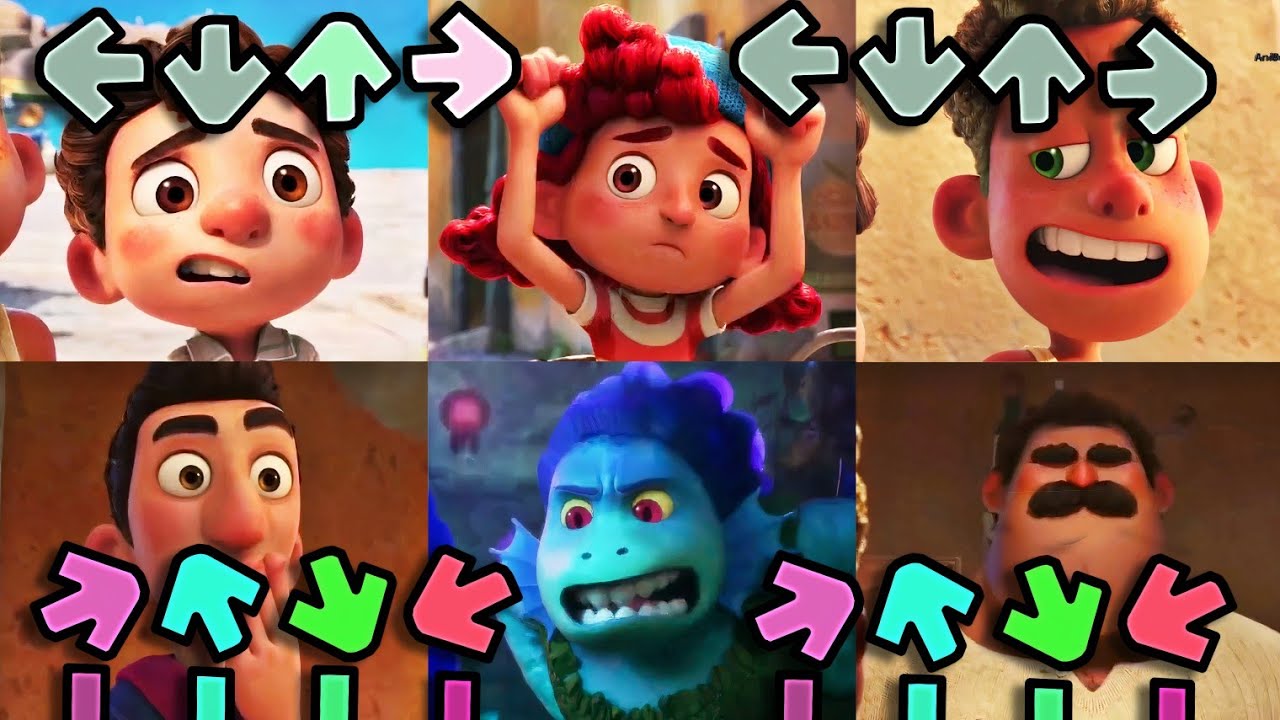 Pixar's Luca - FNF Ugh But Everyone Sings It - YouTube