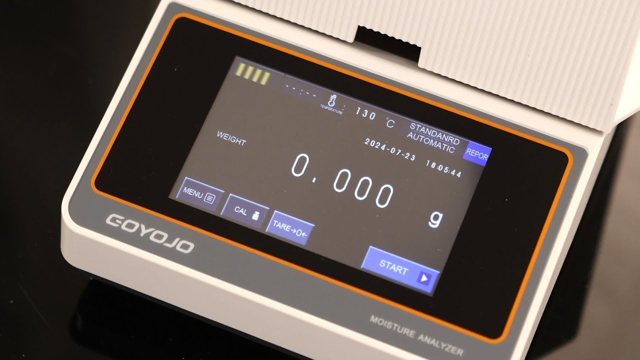 Goyojo Moisture Analyzer Part 4: Interface - YouTube