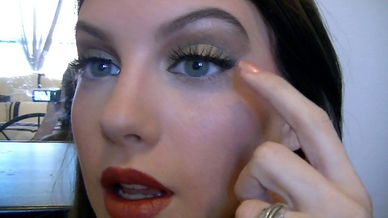 Fall Makeup Tutorial: Bold Lips + Autumn Eyes - YouTube