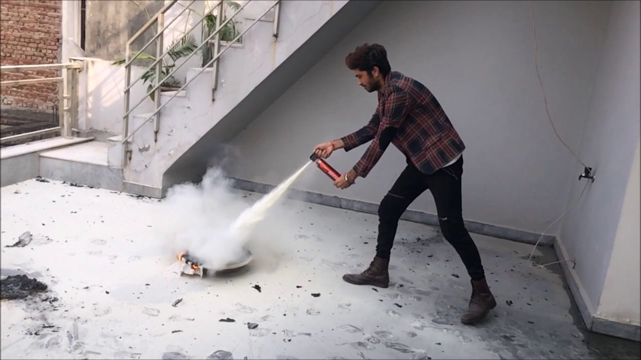 Flamebeater Abc Type Fire Extinguisher Demo Video by WhatFire - YouTube