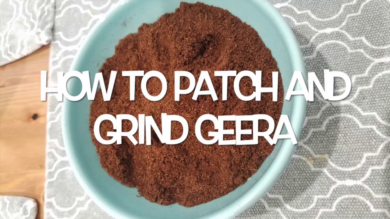 How to Patch and Grind Geera || Roasted Geera/Jeera- Episode 18 - YouTube