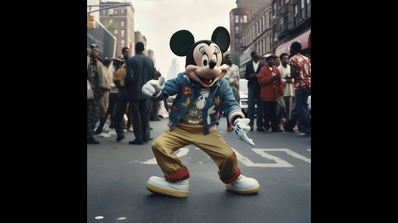 Mickey Mouse - New York Drill Instrumental Music AI Video - YouTube