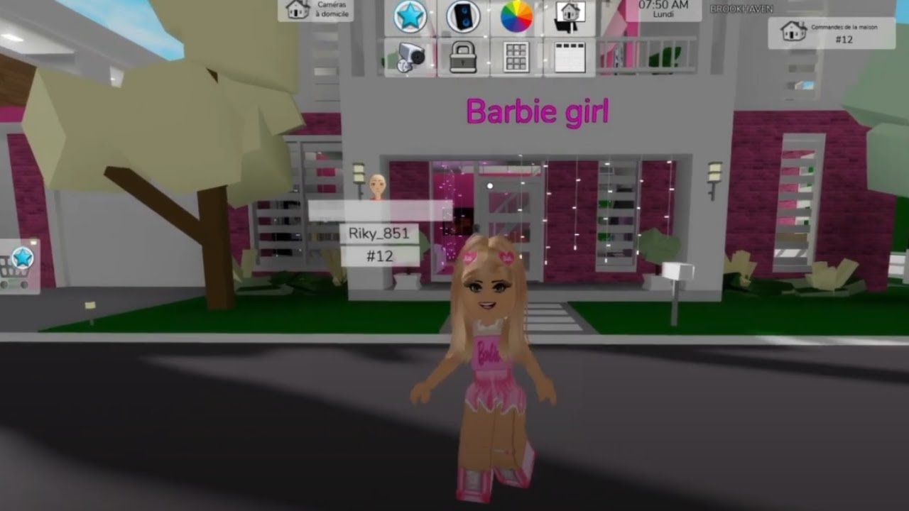 Roblox : Barbie sur brookhaven - YouTube