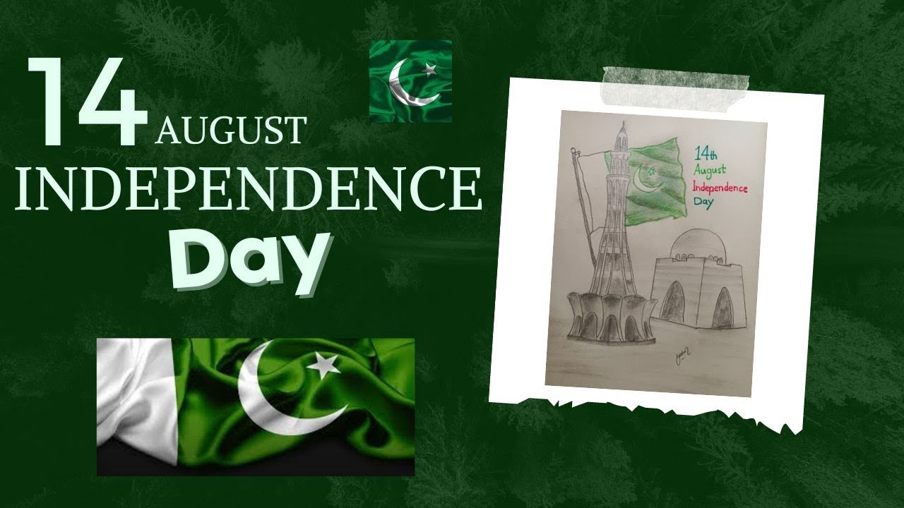 Happy Independence Day | 14 August painting | Tutorial | #viralvideo ...