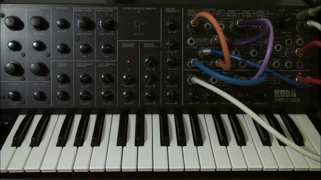Korg MS-20 3F loop #korgms20 - YouTube
