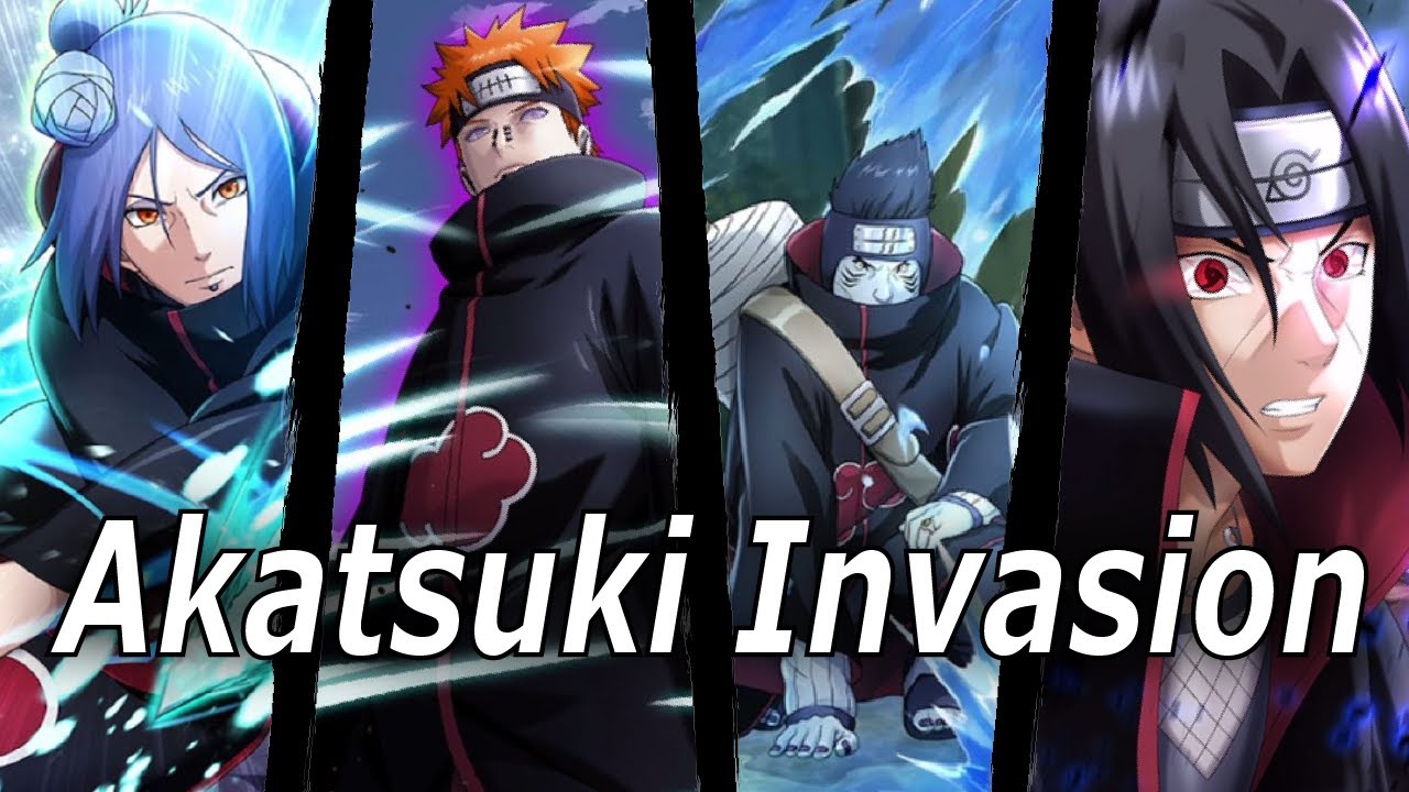 Akatsuki Invasion - A.O.M#5 Stage 1 - Konan Gameplay - YouTube