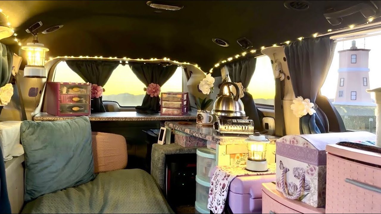 Luxury Blackout Minivan Camper Curtains You Can Build Too! - YouTube