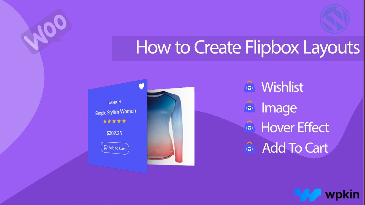 How to create flip box layouts. - YouTube