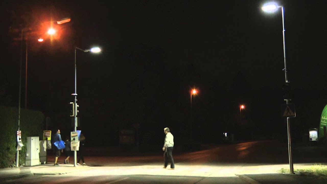 CROSS WALK STREET LIGHTING – English - YouTube