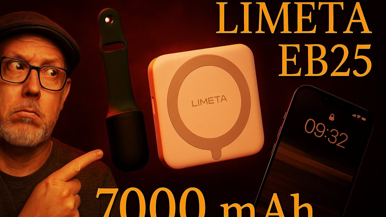 Powerbank LIMETA EB25, 7000 mAh, Design Compact et Simplicité MagSafe ...